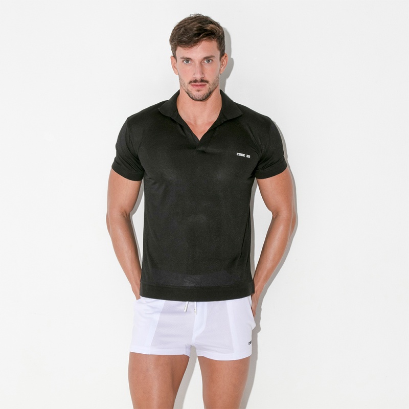 Polo vivid negro | Code 22