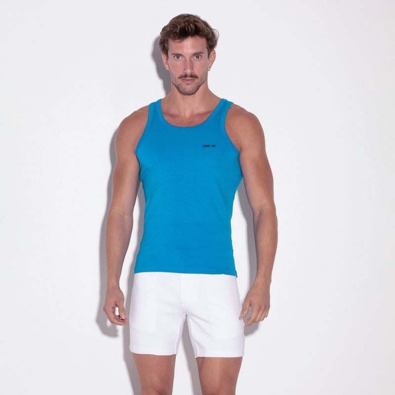 Basic tanktop turquoise | Code 22