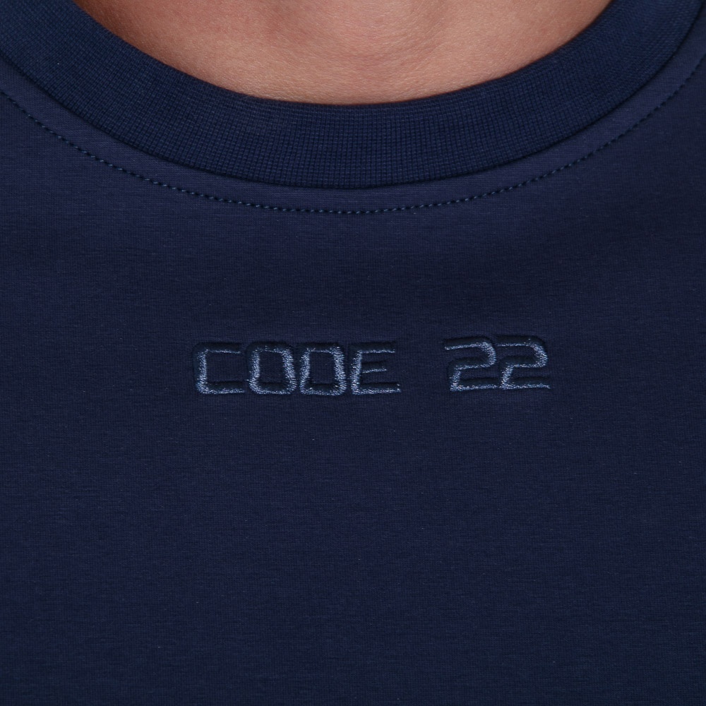 CODE 22 technical sweatshirt navy blue | Code 22