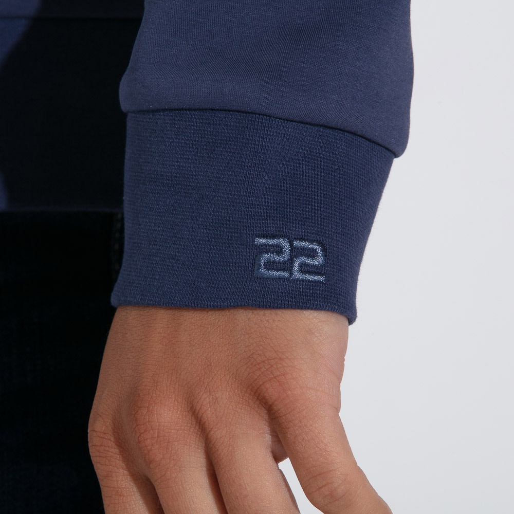 CODE 22 technical sweatshirt navy blue | Code 22