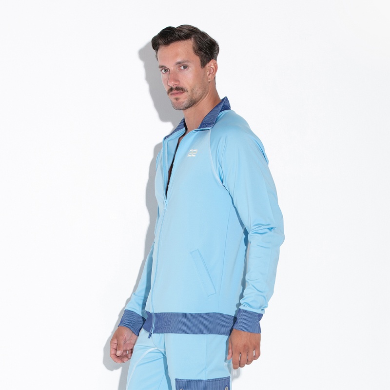 Reflex zip-up sweat jacket blue | Code 22